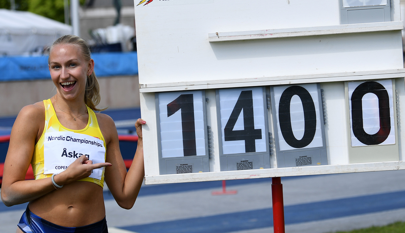 Maja Åskag tillbaka över 14 meter - Friidrottsförbundet